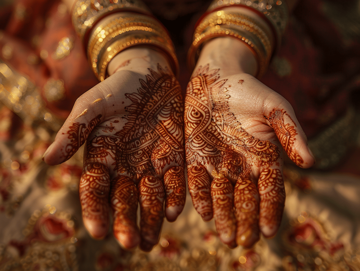 Henné sur les mains : choix entre droite et gauche pour un tatouage ...